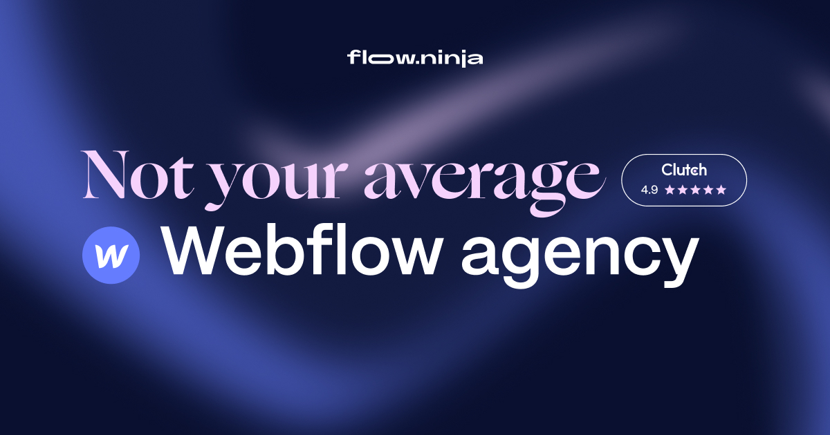 #1 Webflow Agency for Design, Development & Growth